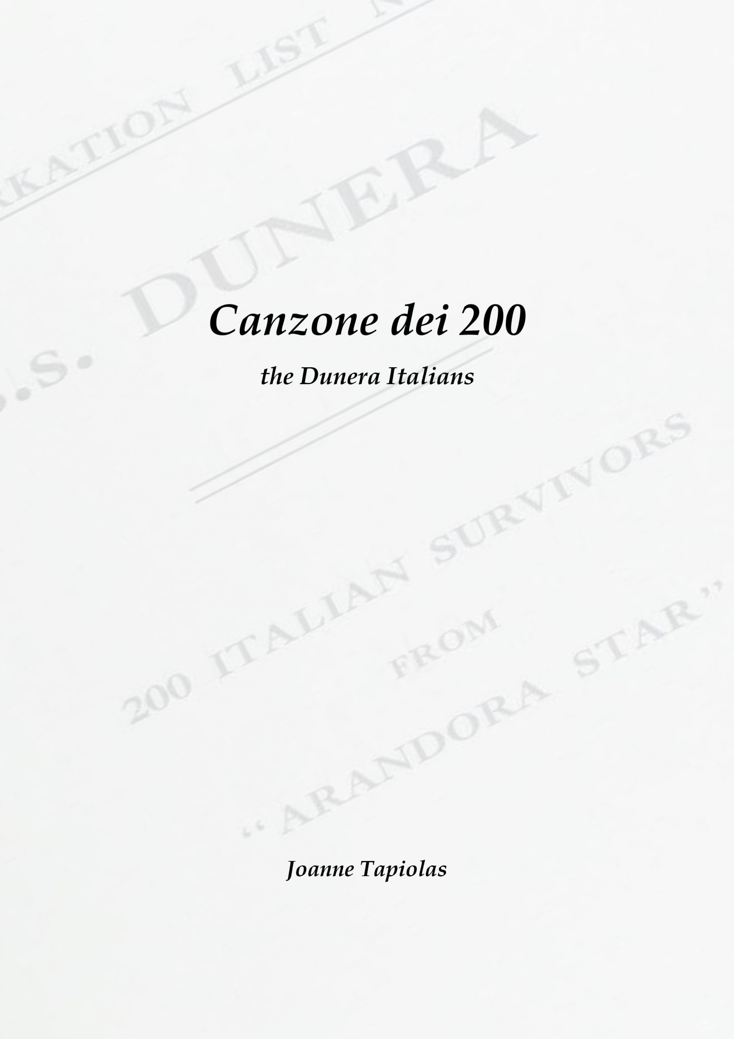 Dunera – The history of the Dunera Boys